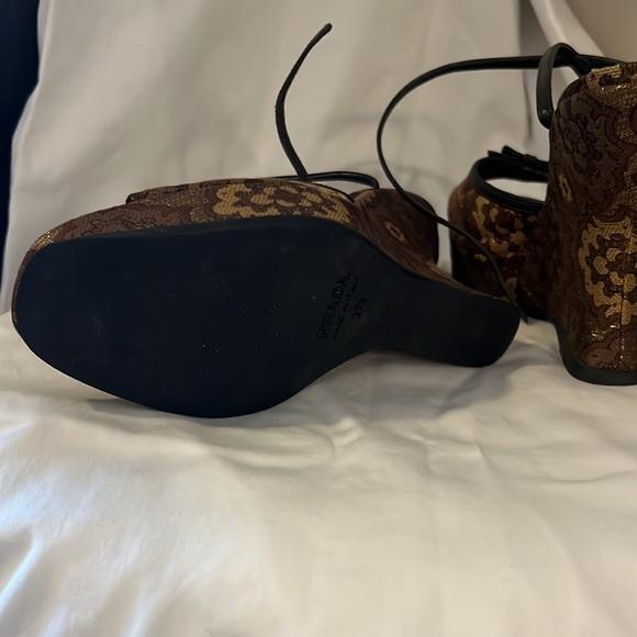 Prada | Shoes | Vintage Prada Wedges 37 2 | Poshmark